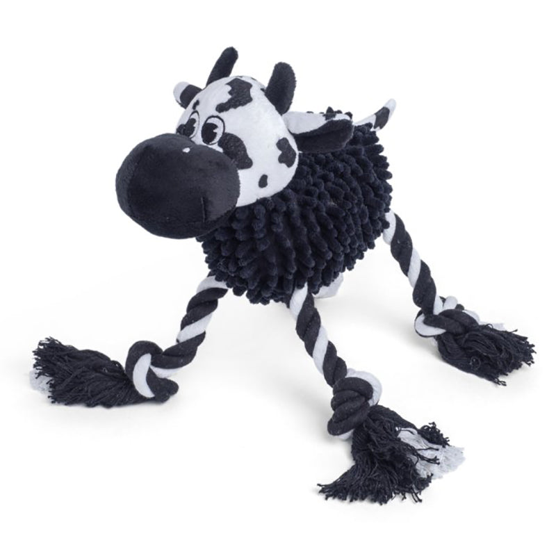 Petface Buddies - Noodle Cow Plush Dog Toy – DeWaldens Garden Centre