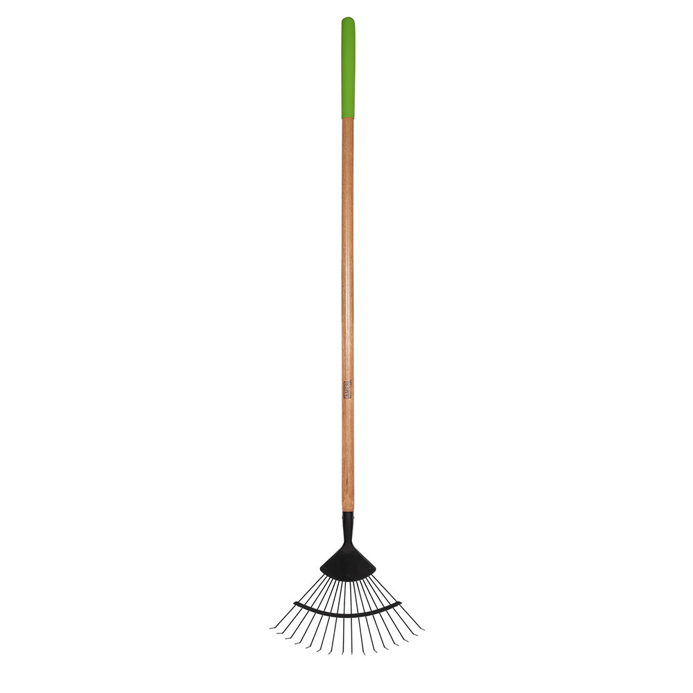 AMES Wire Leaf Rake 16T Round - Carbon Steel – DeWaldens Garden Centre