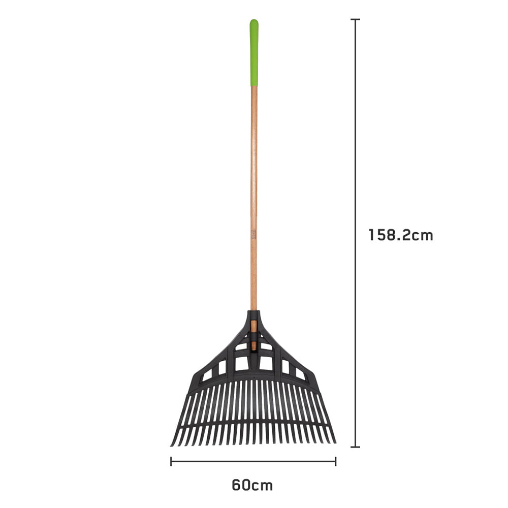 AMES. Extra Wide Leaf Rake 60cm – DeWaldens Garden Centre