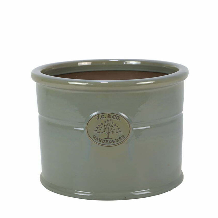 Apta JC & Co Glazed Cylinder Pot – DeWaldens Garden Centre