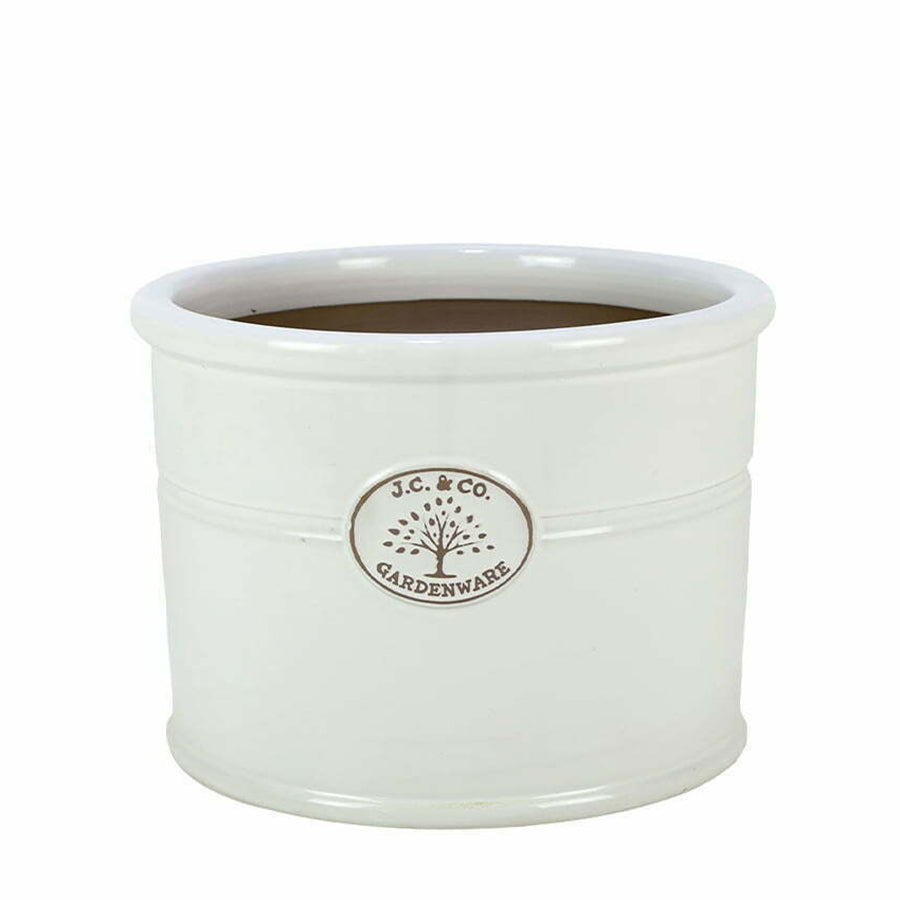 Apta JC & Co Glazed Cylinder Pot – DeWaldens Garden Centre
