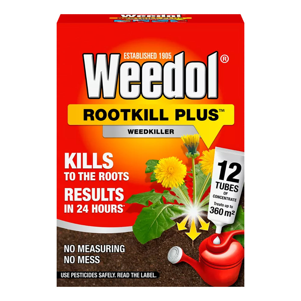 Weedol Rootkill Plus Weedkiller Tubes of Liquid Concentrate – DeWaldens ...
