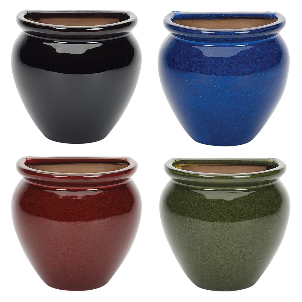 Apta Glazed Jar Wall Pot | DeWaldens Garden Centre