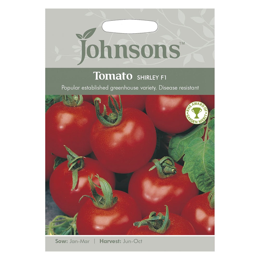 Johnsons Tomato Shirley F1 Seeds – DeWaldens Garden Centre