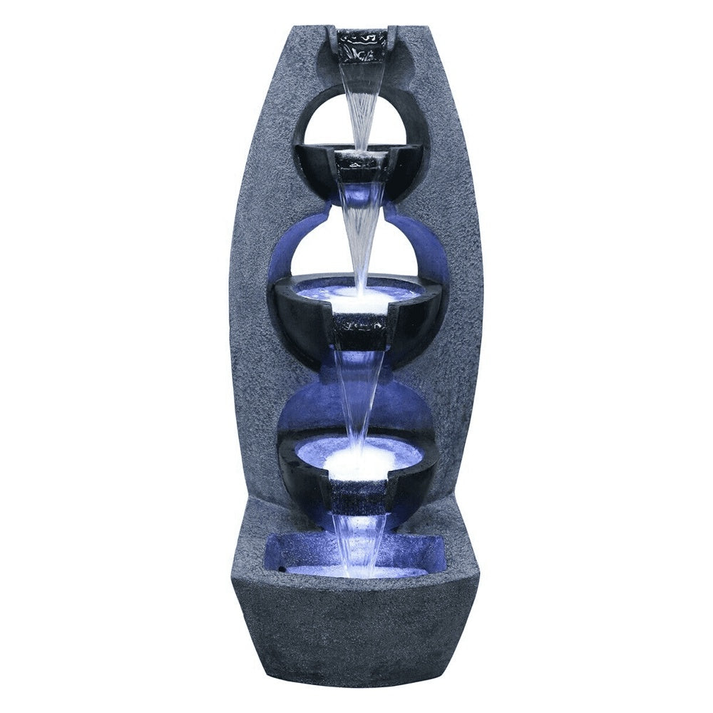 Chester Stacked Bowls Water Feature – DeWaldens Garden Centre