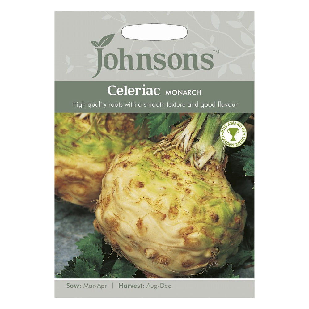 Johnsons Celeriac Monarch Seeds – DeWaldens Garden Centre
