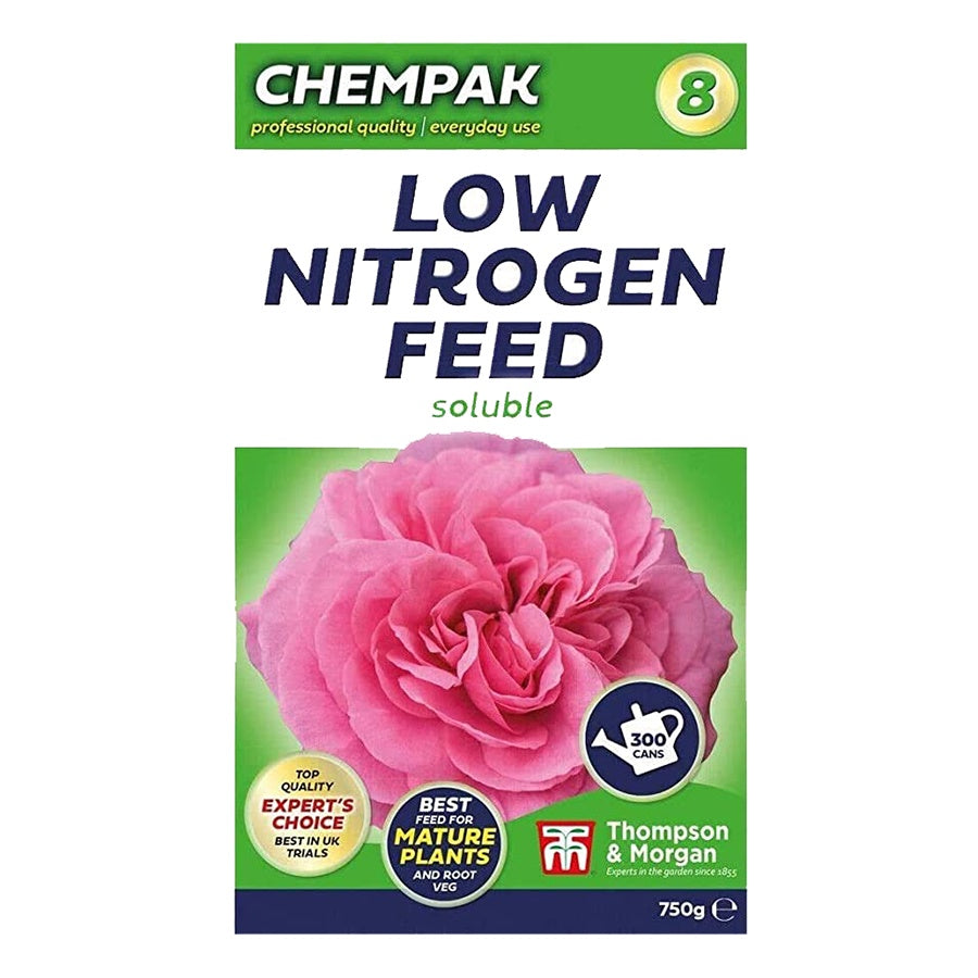 Chempak No 8 Low Nitrogen Feed 750g – DeWaldens Garden Centre