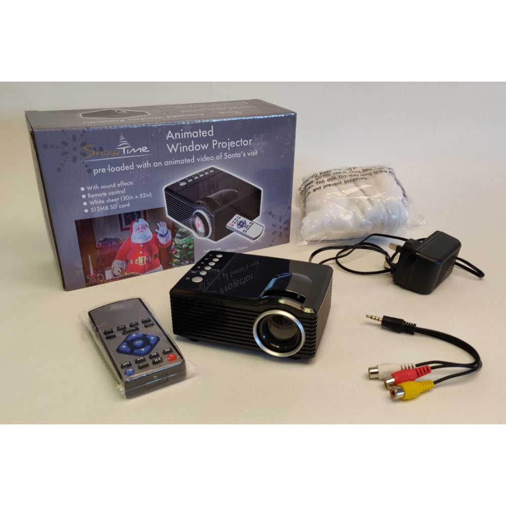 Snowtime Animated Window Projector | DeWaldens Garden Centre