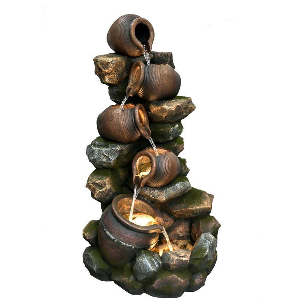 Dakota Pouring Pots Water Feature – DeWaldens Garden Centre