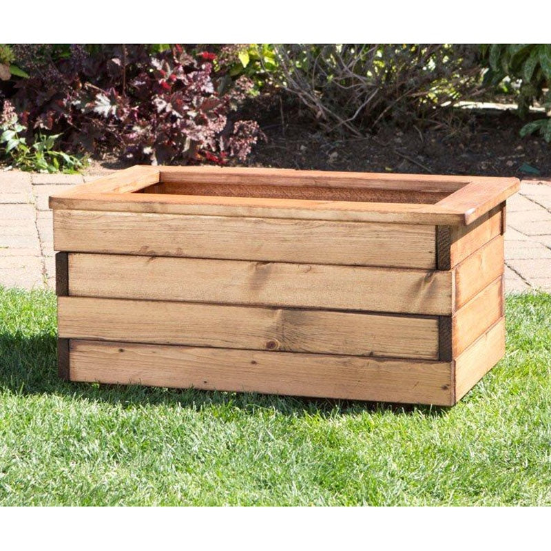 Small Wooden Trough – DeWaldens Garden Centre