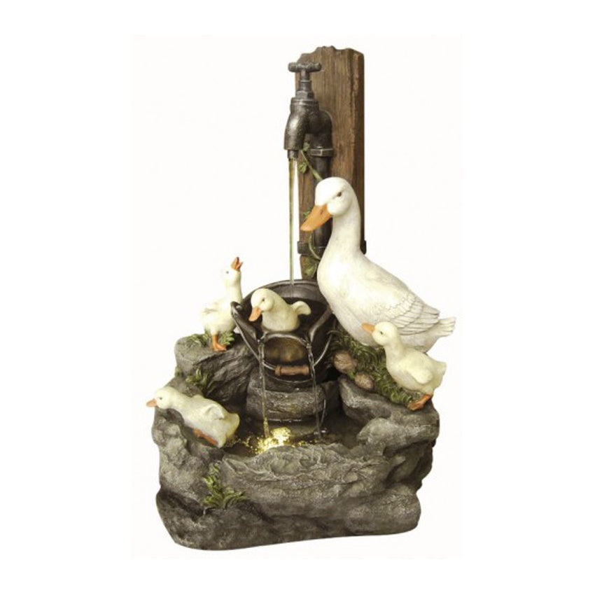Hamac Water Features Duck Family At Tap | DeWaldens Garden Centre