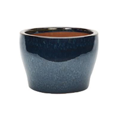 Apta Peacock Glazed Planter – DeWaldens Garden Centre