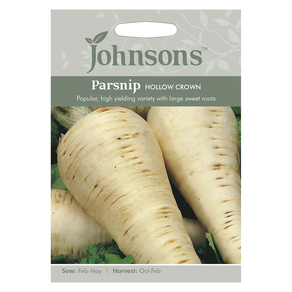 Johnsons Parsnip Hollow Crown Seeds – DeWaldens Garden Centre