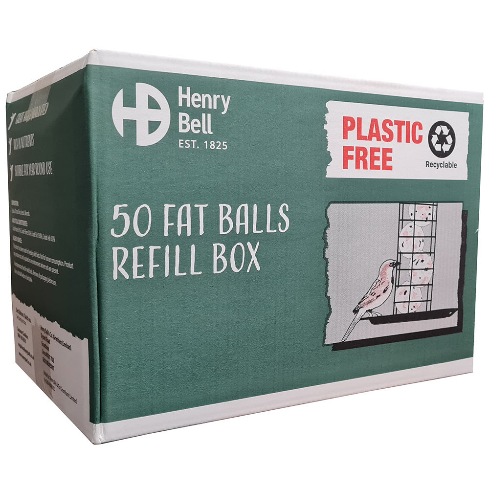 Henry Bell Fat Balls Refill Box of 50 | DeWaldens Garden Centre